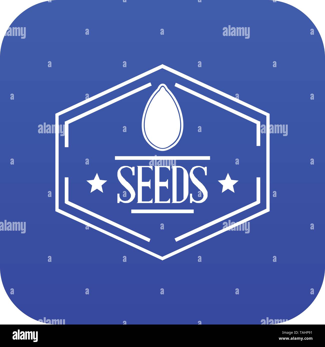 Seed icon blue vector Stock Vector Image & Art - Alamy