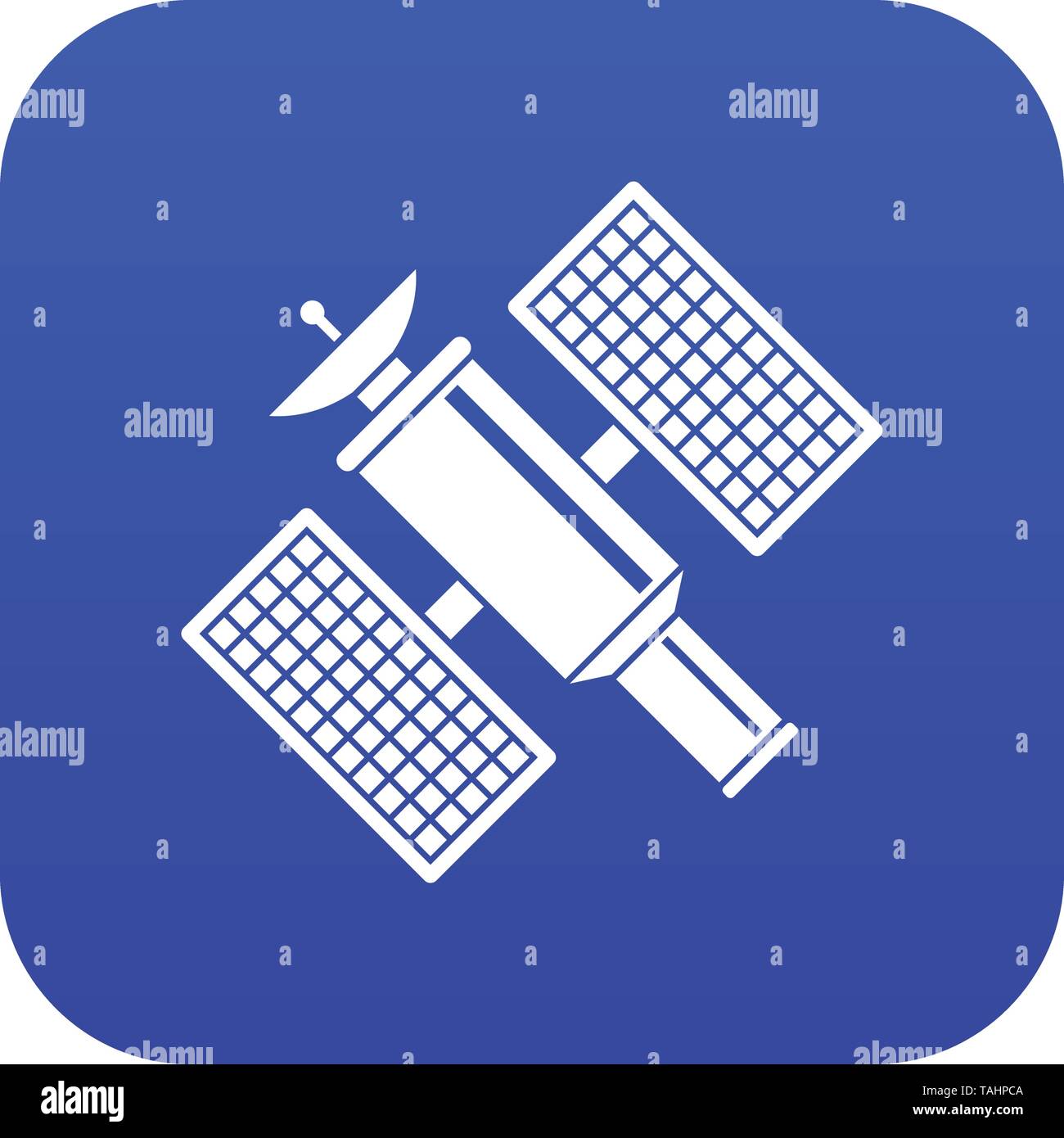 Space satellite icon digital blue Stock Vector Image & Art - Alamy