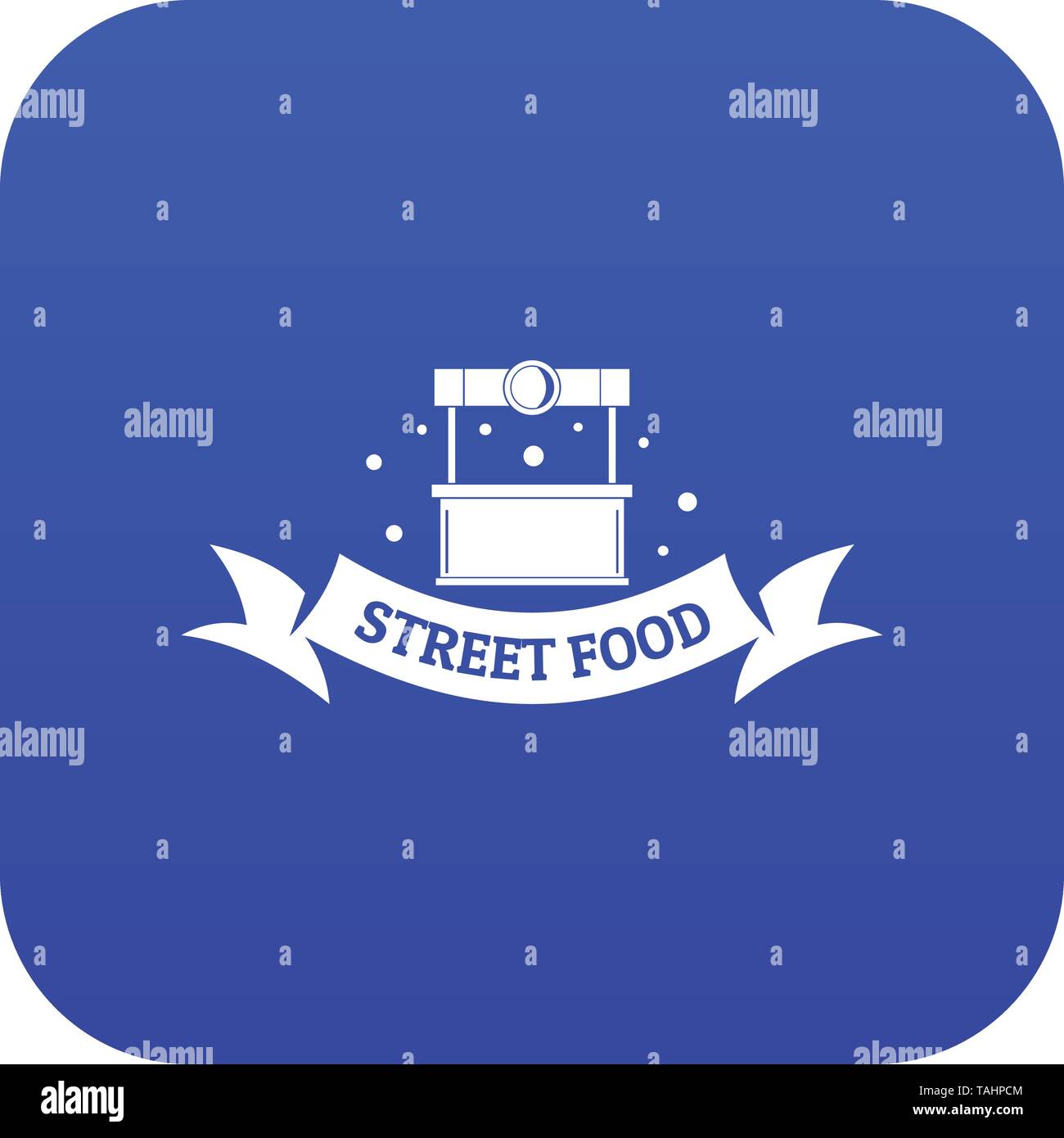 Urban food icon blue vector Stock Vector Image & Art - Alamy