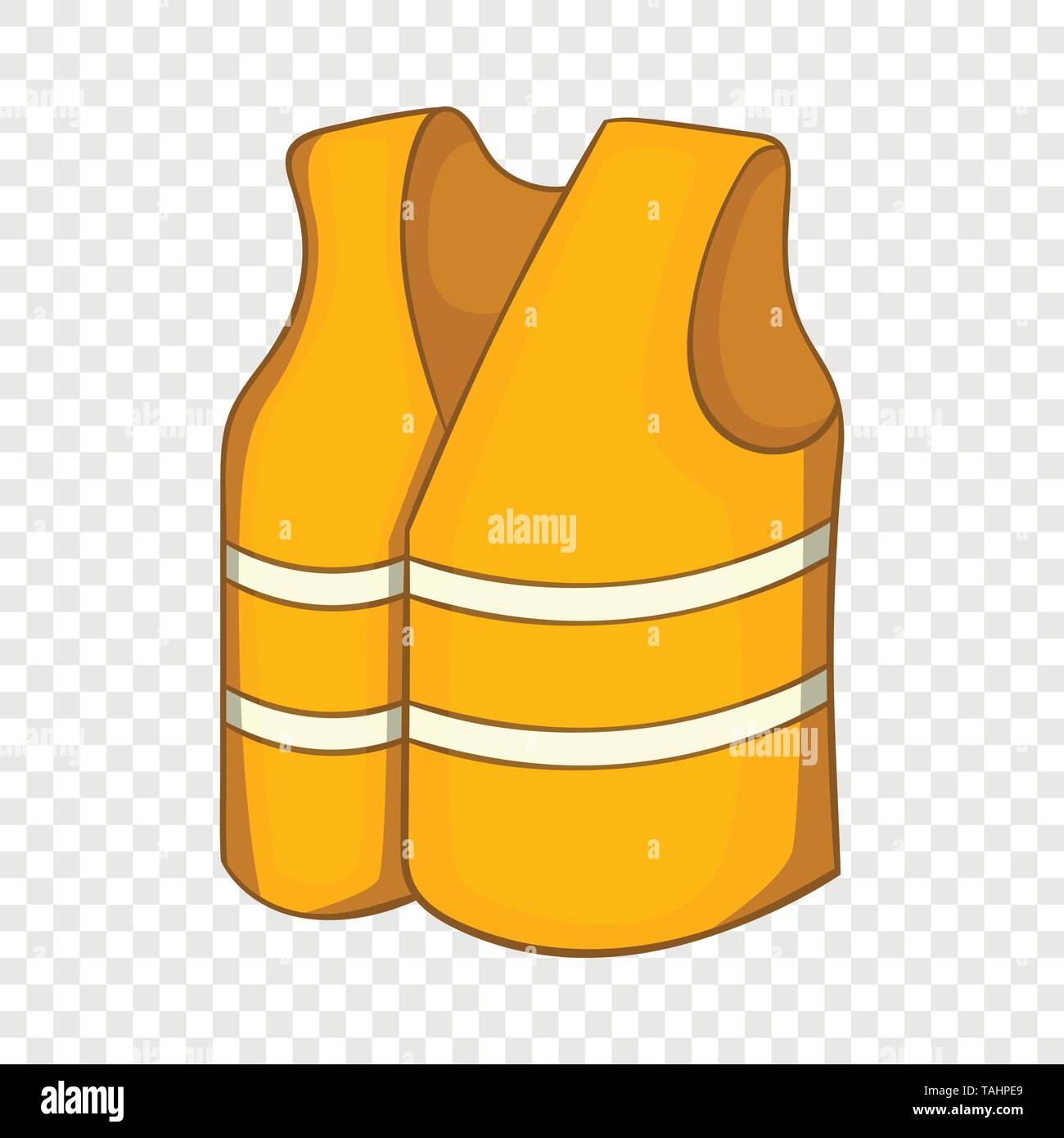 Reflective vest icon, cartoon style Stock Vector Image & Art - Alamy