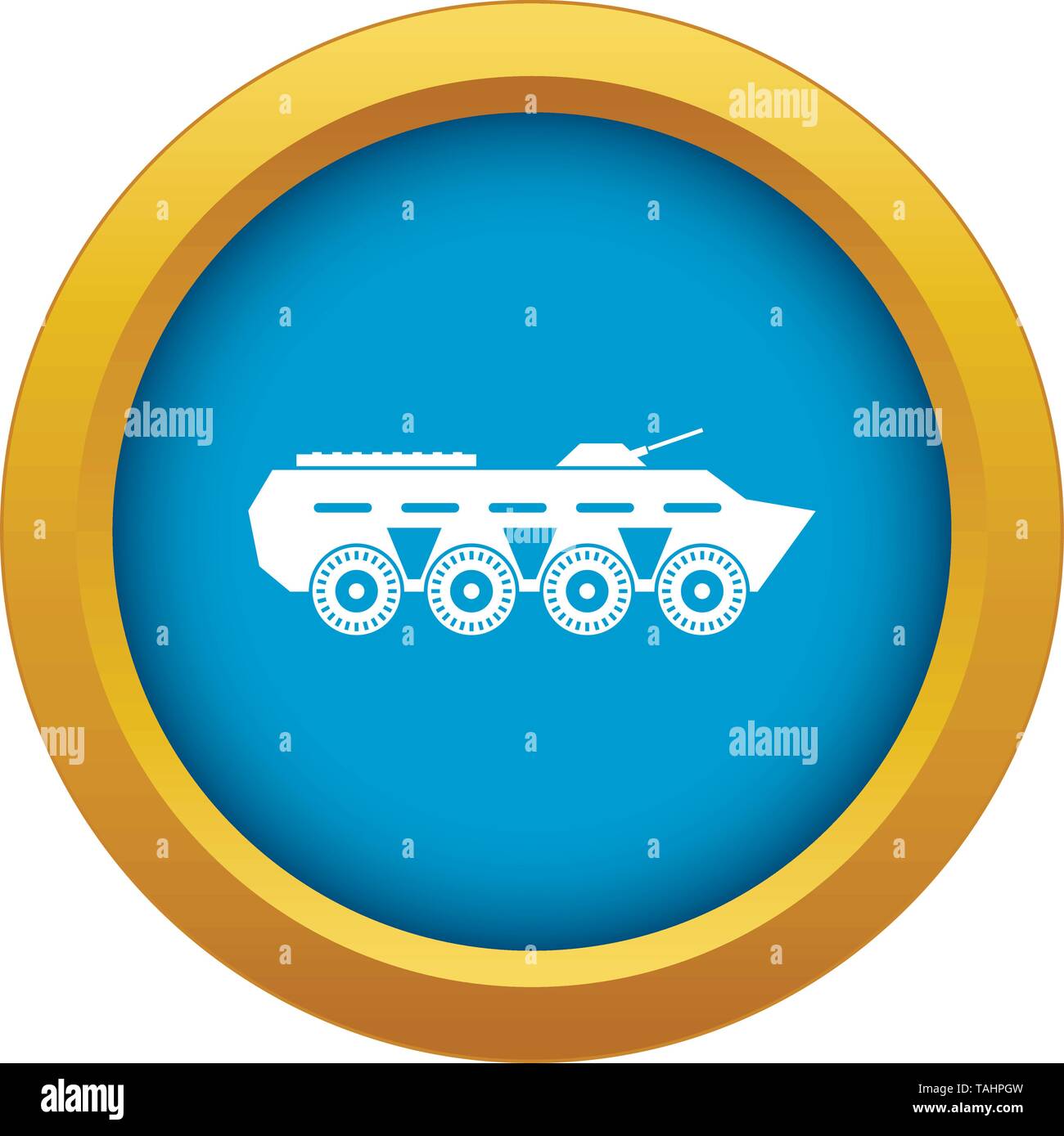 Army battle tank icon blue vector isolated Stock Vector Image & Art - Alamy