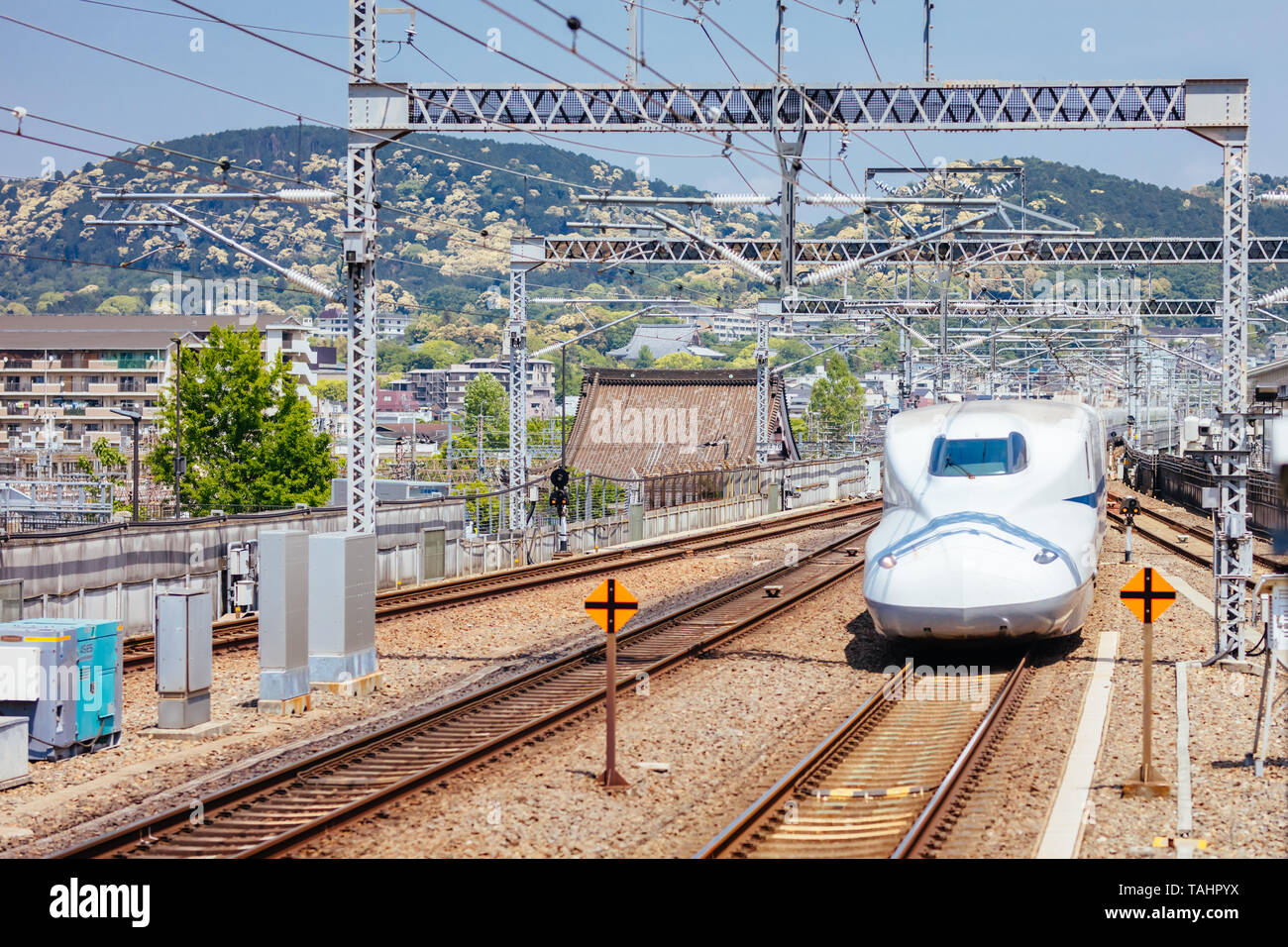 Shinkansen High-Speed Bullet Train Stock Photo - Alamy
