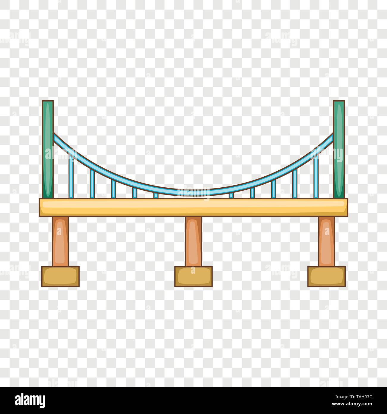 Big bridge icon, cartoon style Stock Vector Image & Art - Alamy