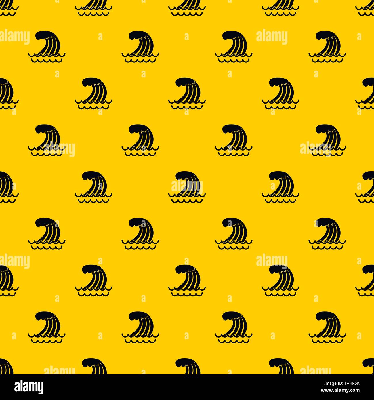 Tsunami wave pattern vector Stock Vector Image & Art - Alamy