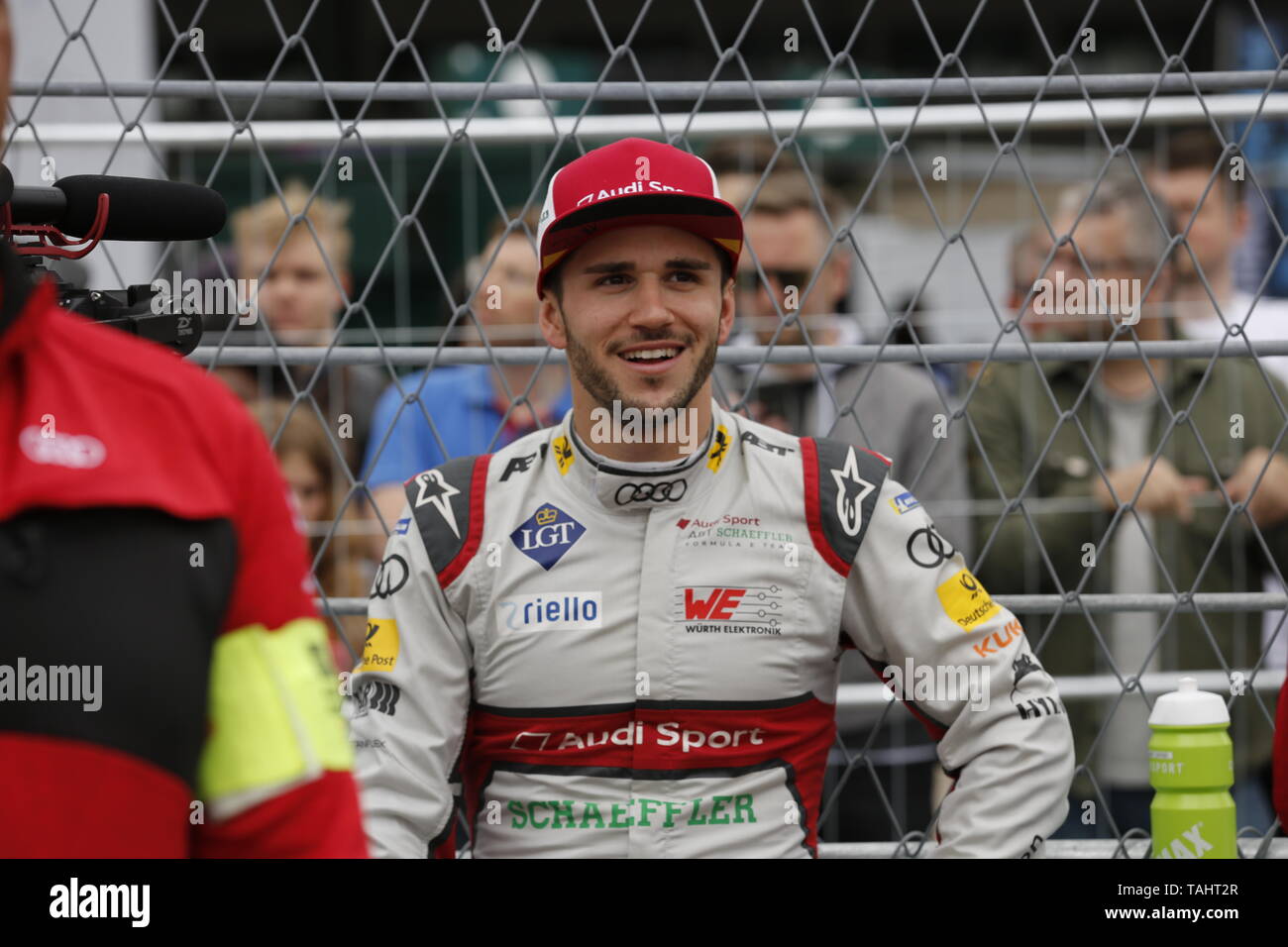Berlin: The photo shows the racing driver Daniel Abt at the former ...