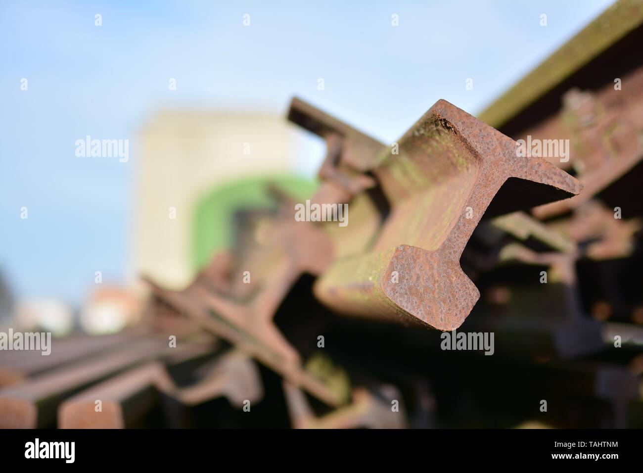 Train salvage yard hi-res stock photography and images - Alamy