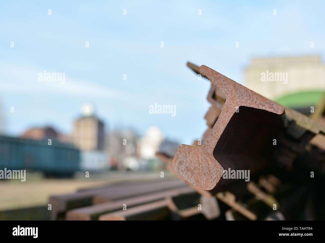 Old railroad tracks hi-res stock photography and images - Alamy