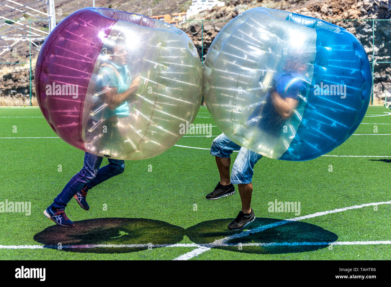 Football Soccer Collision Crash High Resolution Stock Photography and ...
