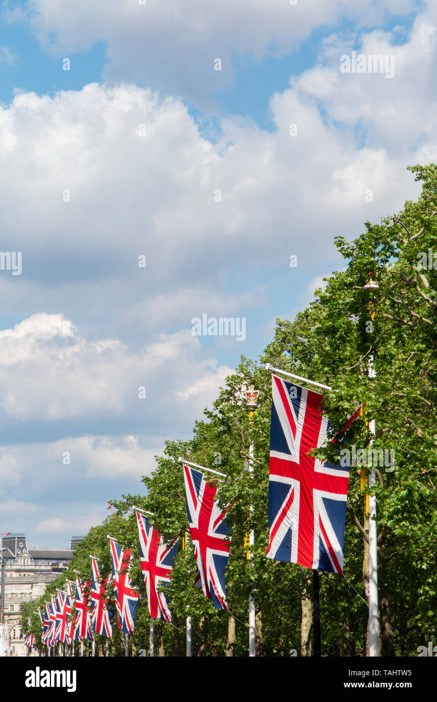 British flags many lots hi-res stock photography and images - Alamy