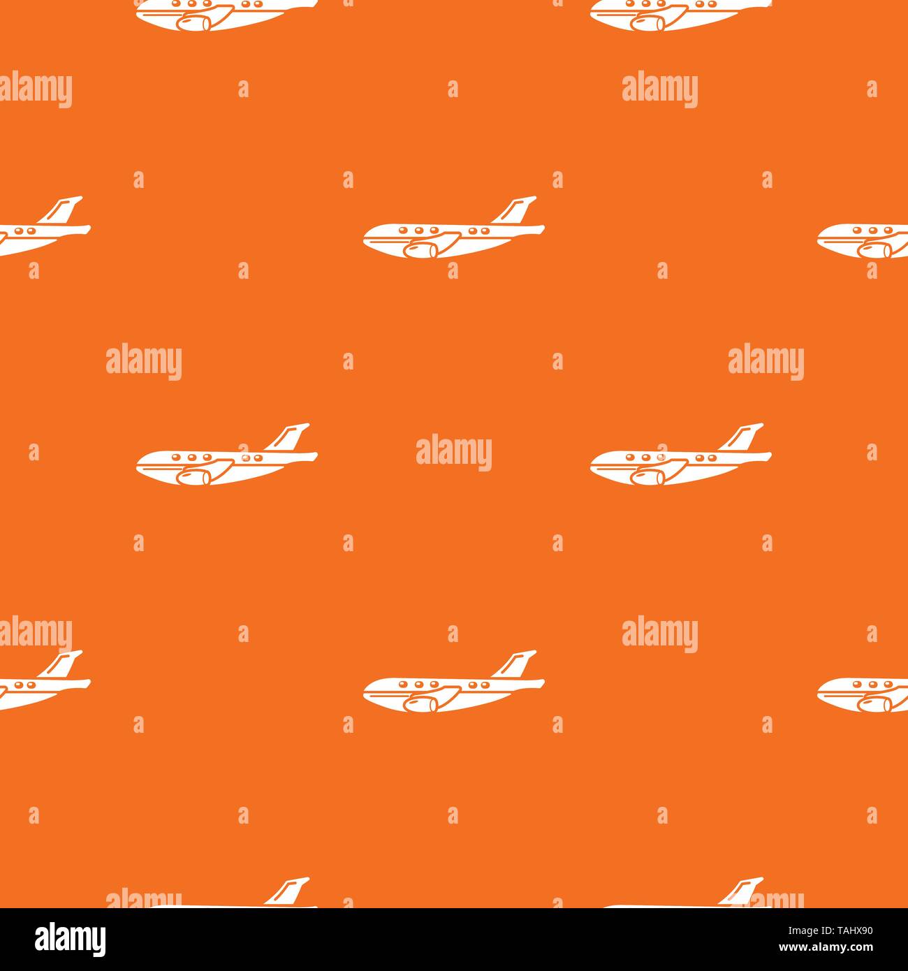 Passenger airplane pattern vector orange Stock Vector Image & Art - Alamy