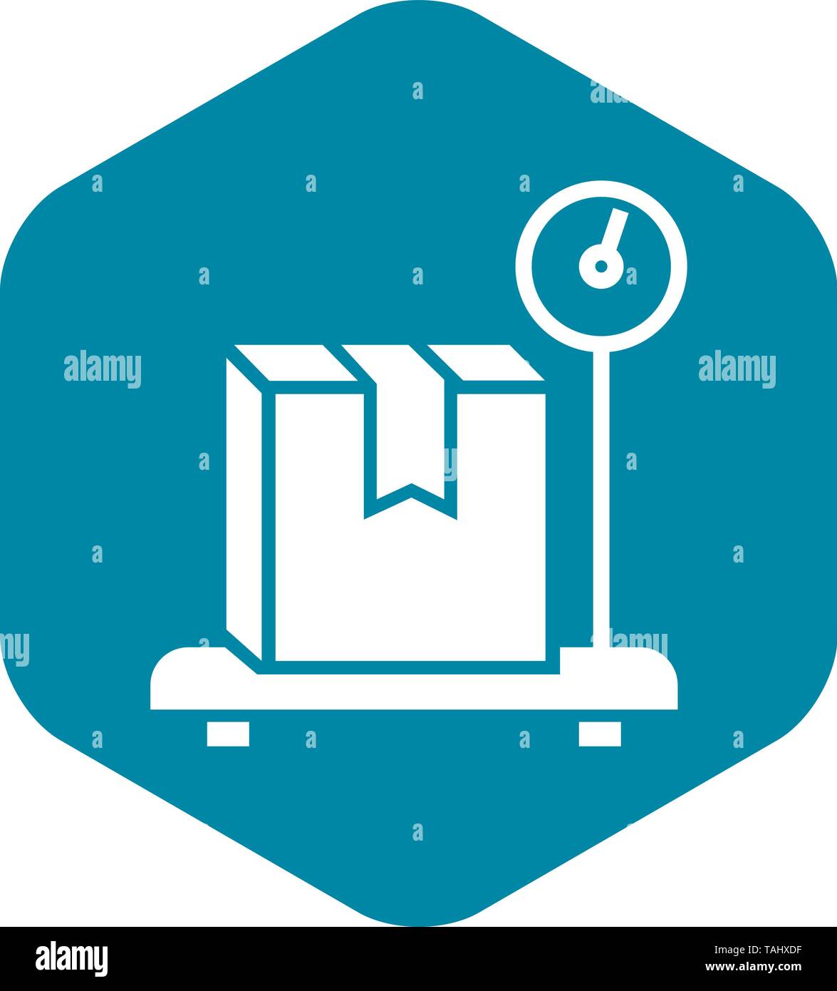 Weight delivery box icon, simple style Stock Vector Image & Art - Alamy