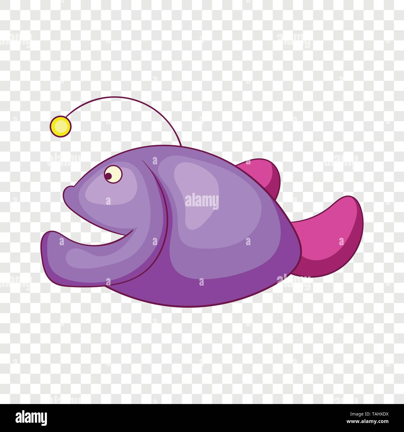Angler fish icon, cartoon style Stock Vector Image & Art - Alamy