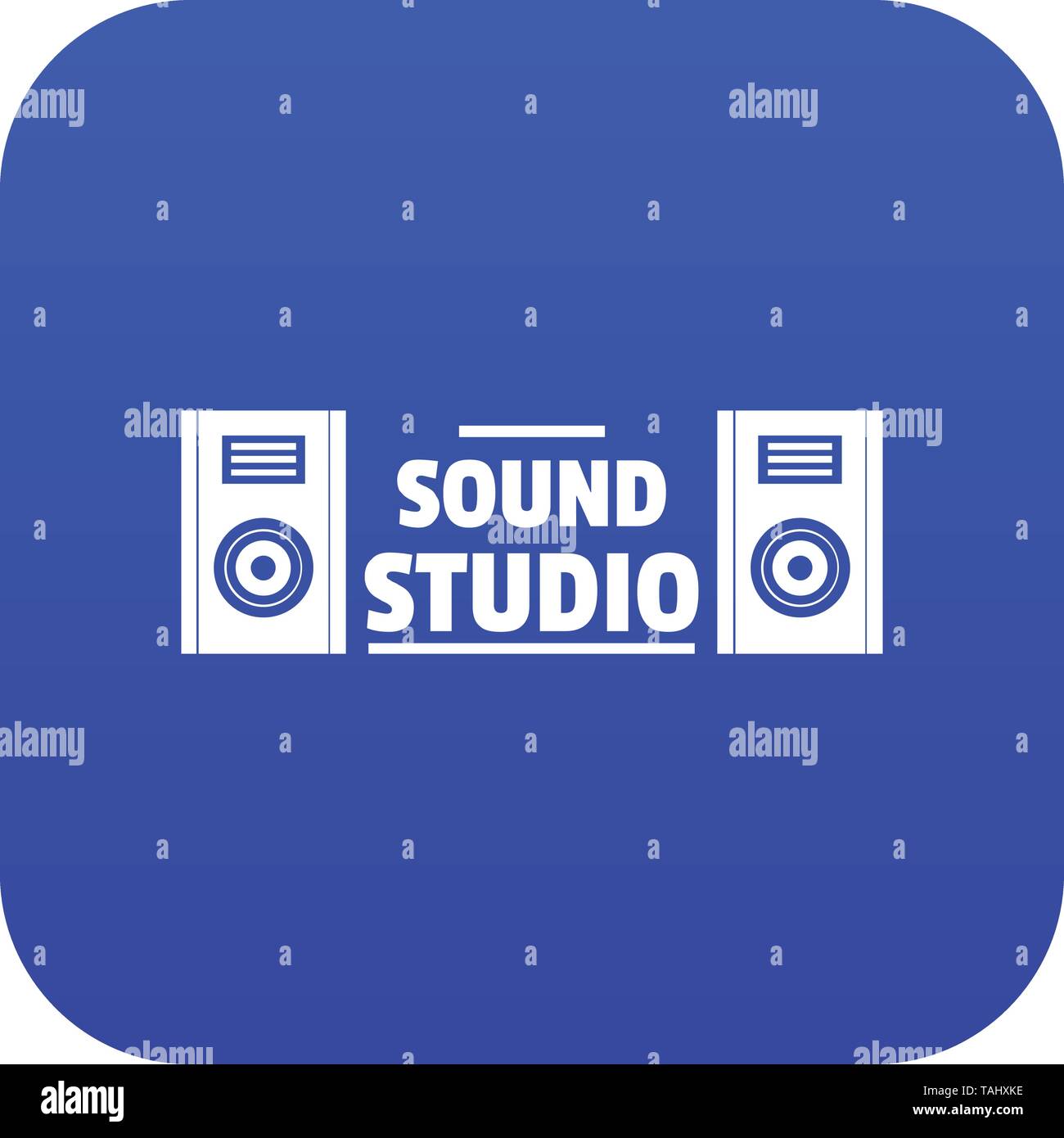 Blue sound mixer controller icon Stock Vector Images - Alamy
