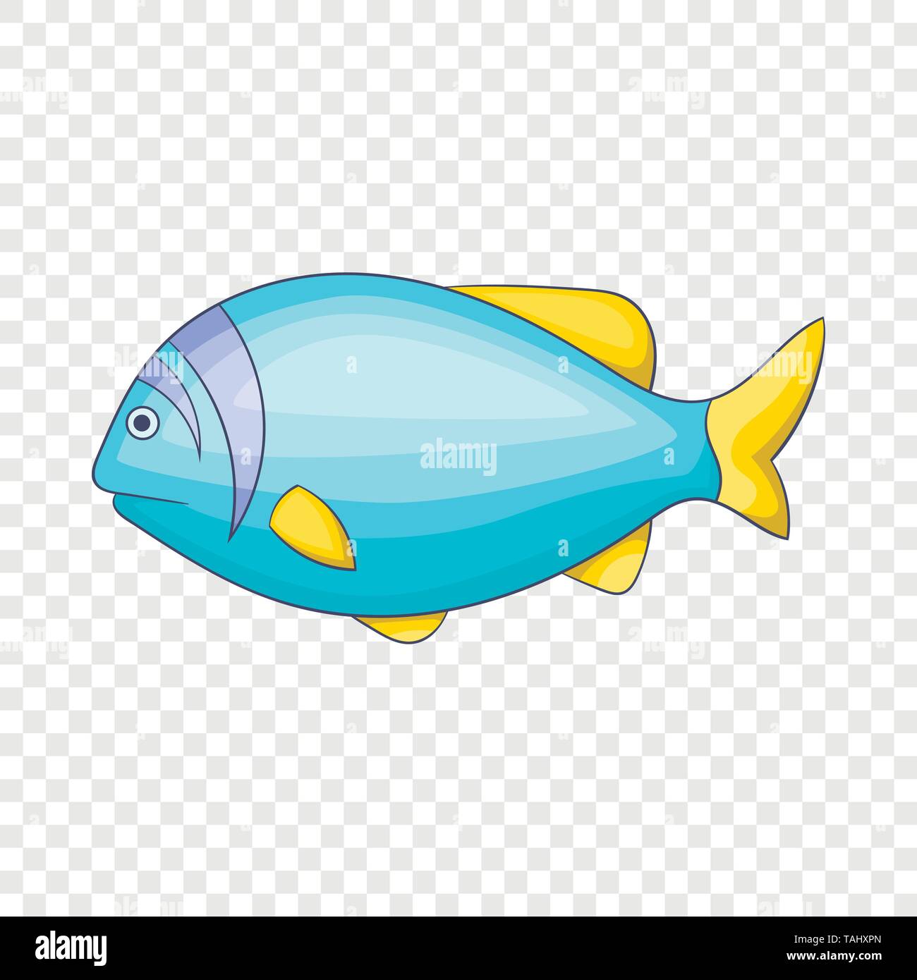 Blue fish icon, cartoon style Stock Vector Image & Art - Alamy