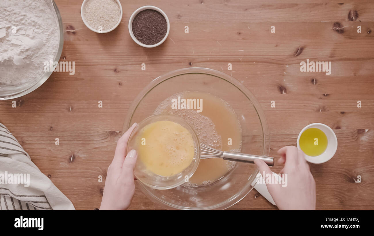 Step step mixing organic ingredients hi-res stock photography and ...