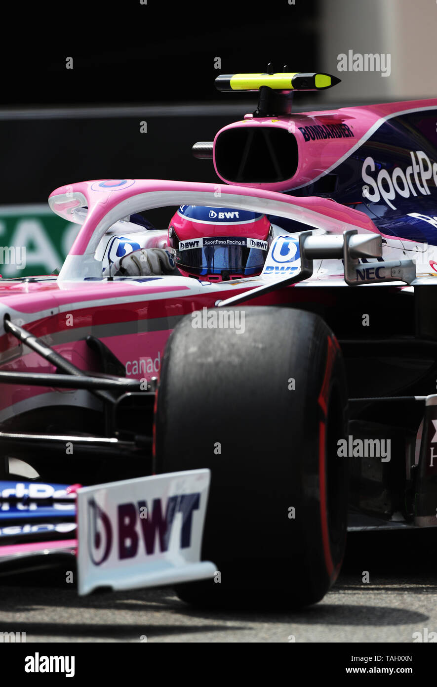 Racing Point's Lance Stroll during Third Practice at the Circuit de ...