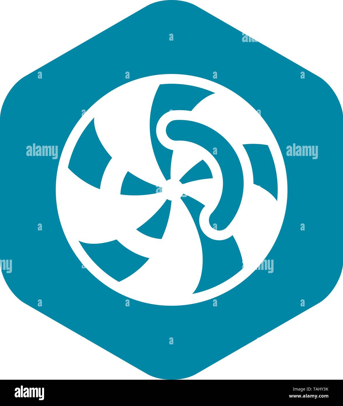 Swirl icon, simple style Stock Vector Image & Art - Alamy