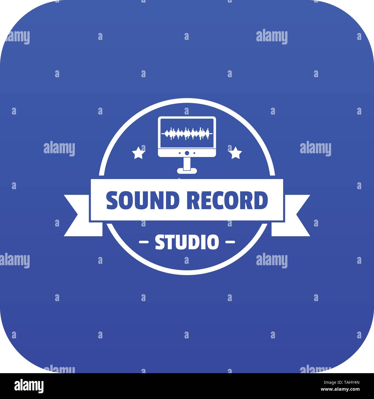 Modern sound studio icon blue vector Stock Vector Image & Art - Alamy
