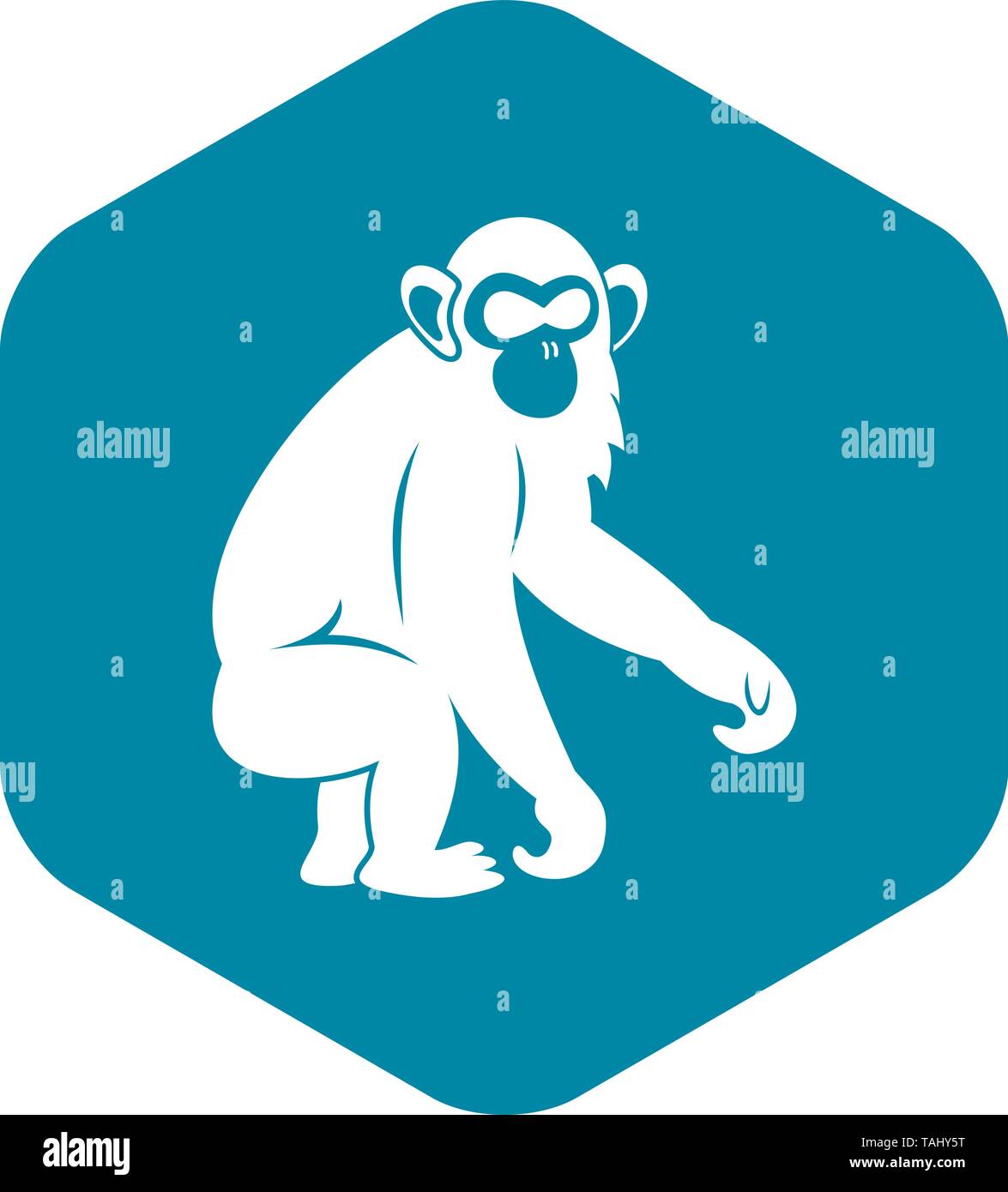 Macaque icon, simple style Stock Vector Image & Art - Alamy