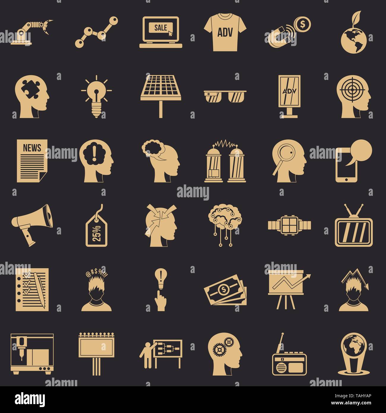 Target icons set, simple style Stock Vector Image & Art - Alamy