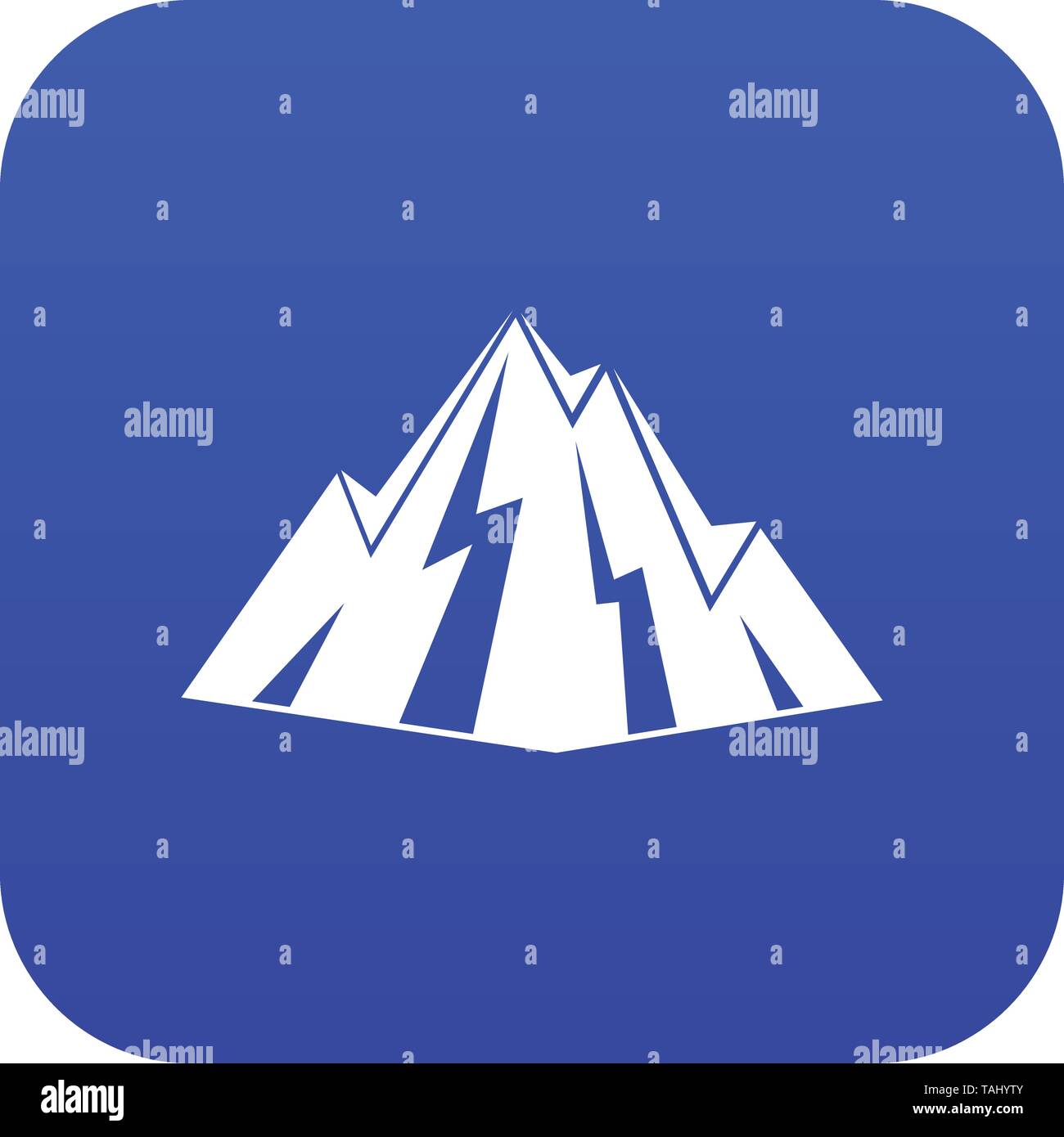 Rock icon digital blue Stock Vector Image & Art - Alamy