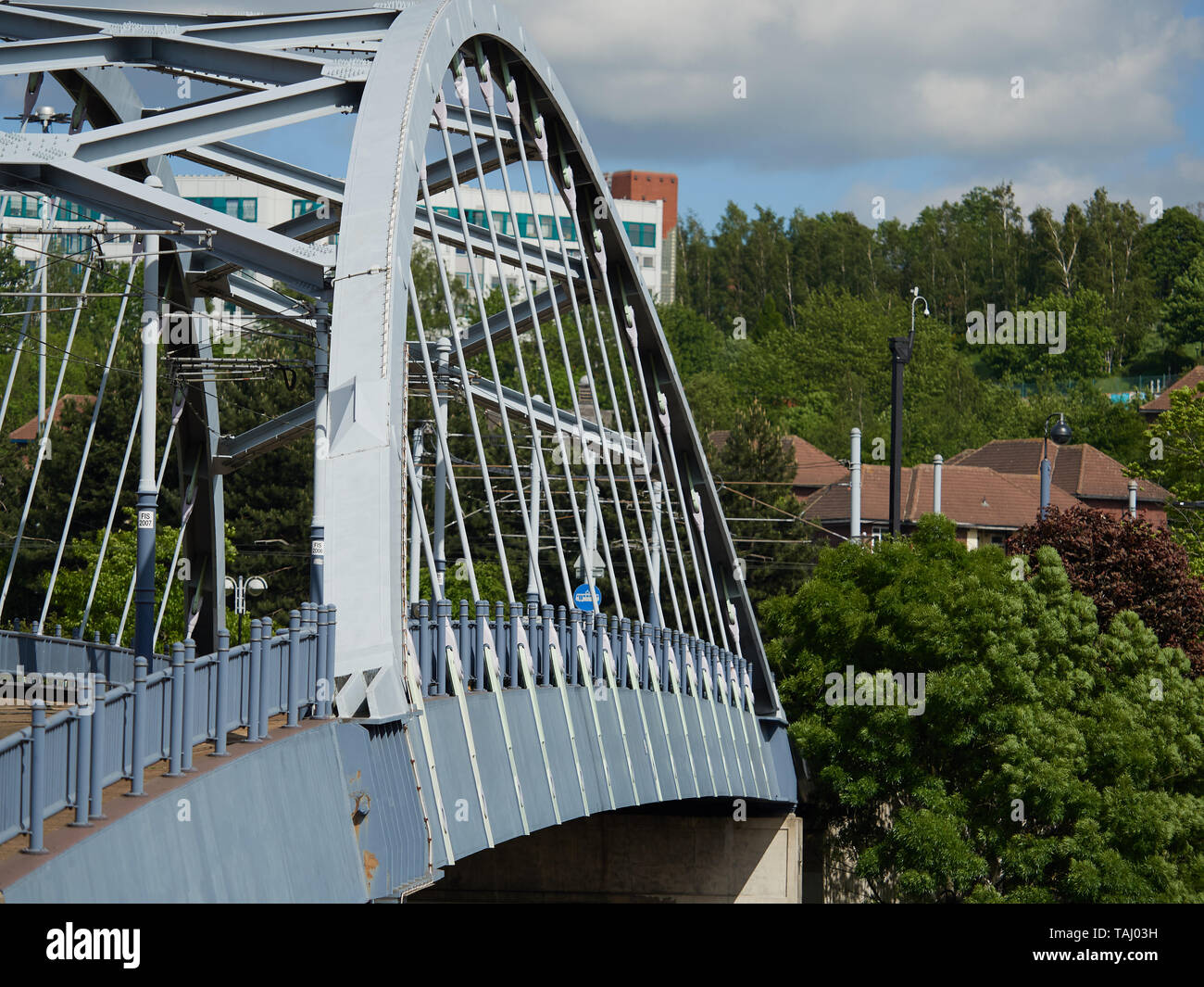 Sheffield tram bridge hi-res stock photography and images - Alamy