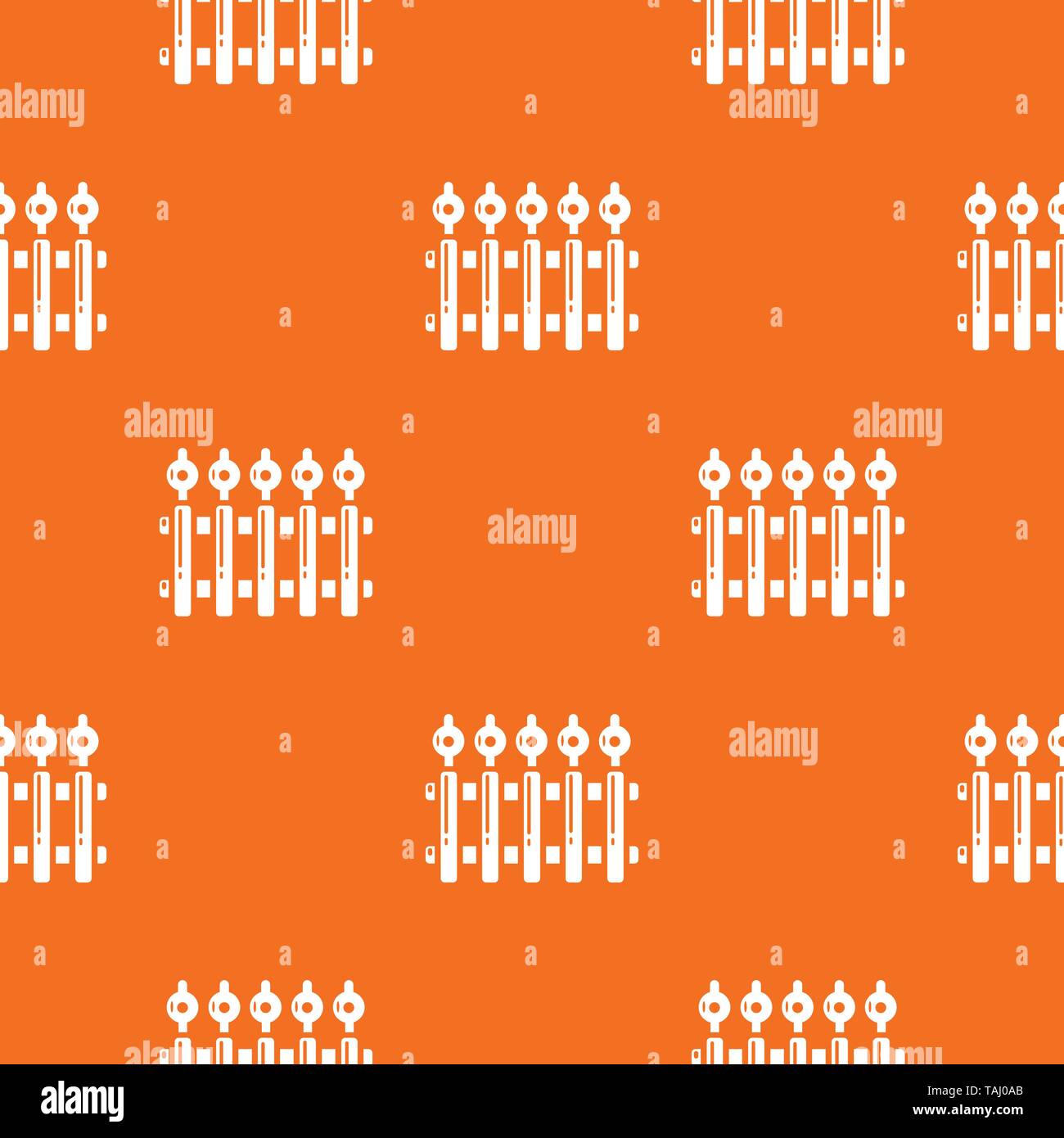 Fence Metal Pattern Vector Orange Stock Vector Image And Art Alamy