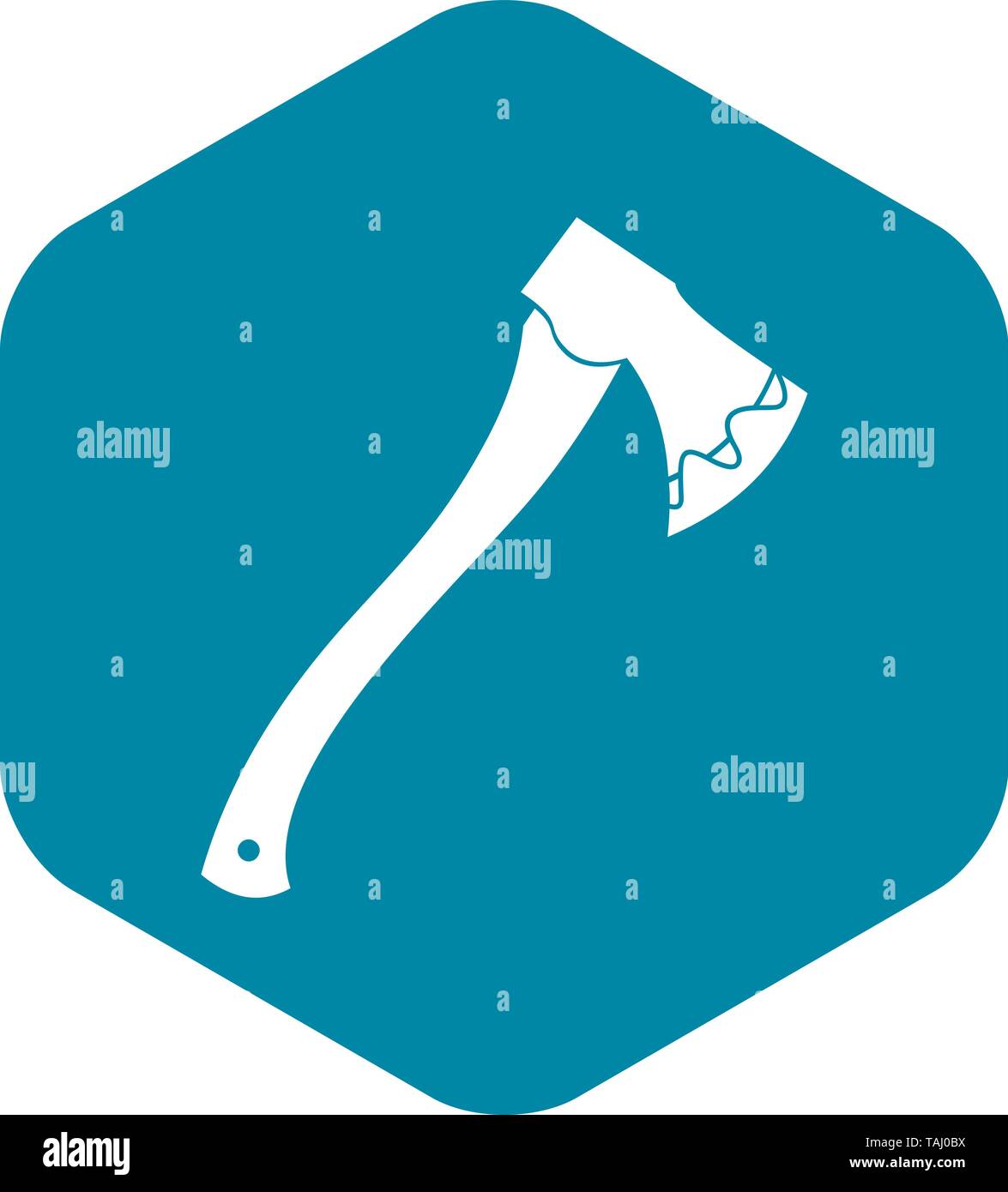 Axe In blood icon, simple style Stock Vector Image & Art - Alamy