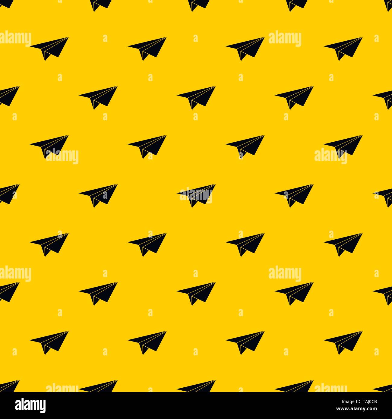 Paper plane pattern vector Stock Vector Image & Art - Alamy