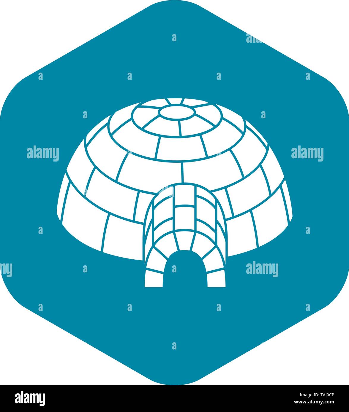 Alaska igloo icon, simple style Stock Vector Image & Art - Alamy