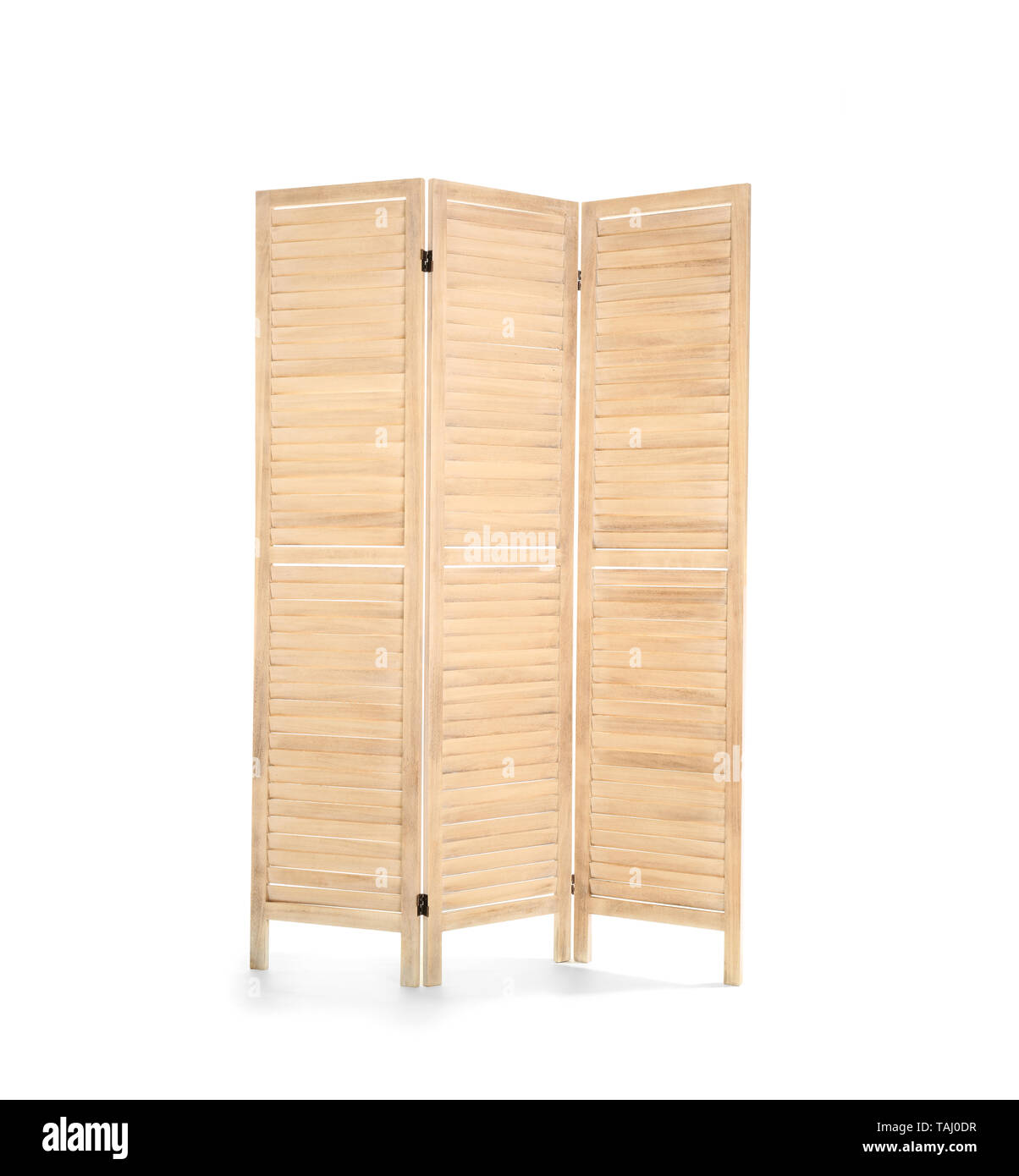 Folding screen on white Cut Out Stock Images & Pictures - Alamy