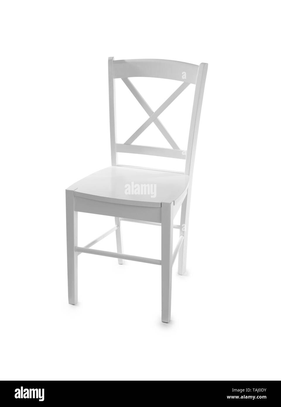 Modern chair on white background Stock Photo - Alamy
