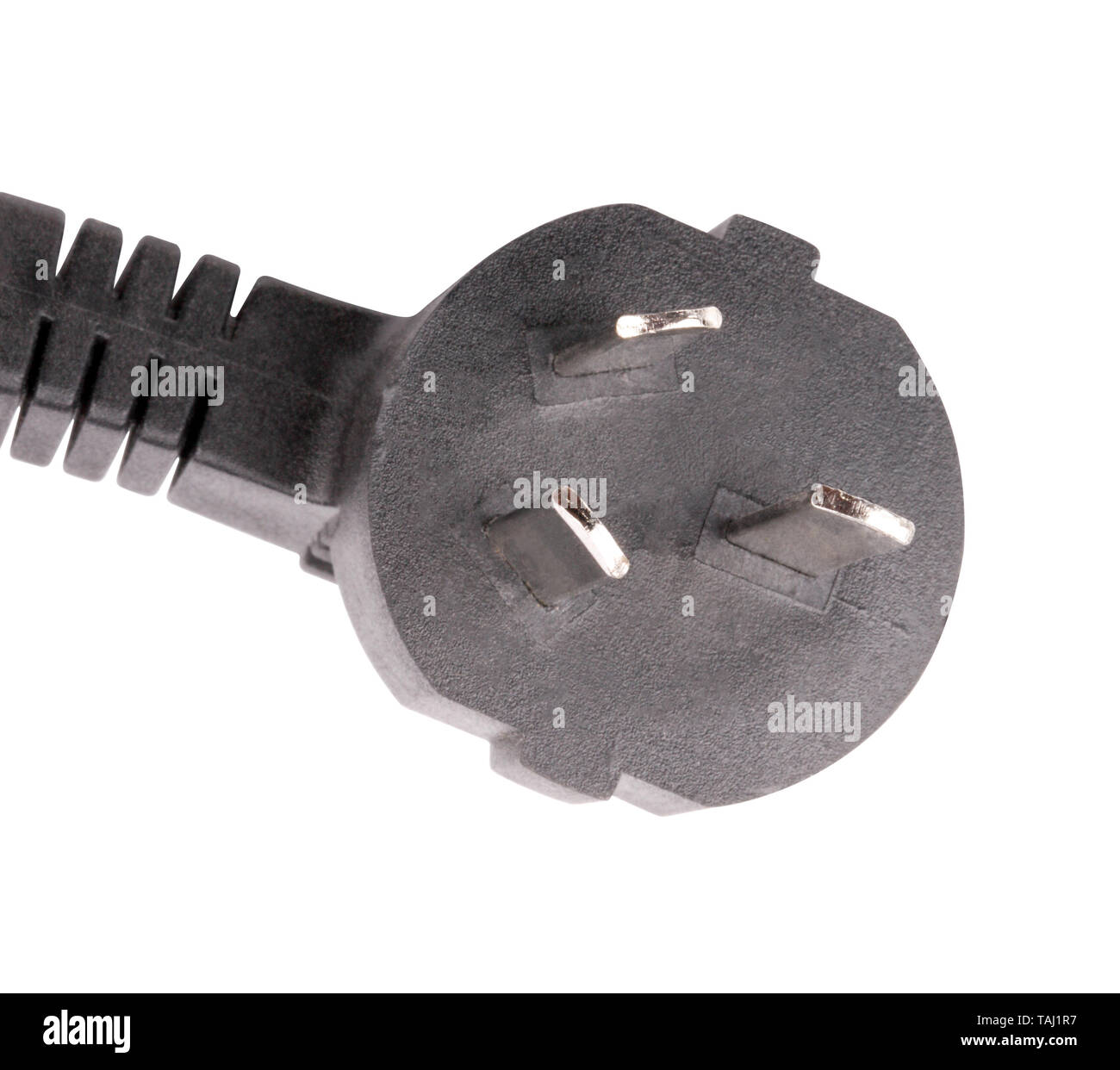 UK Outlet Plug with Cord Isolated Stock Photo - Alamy