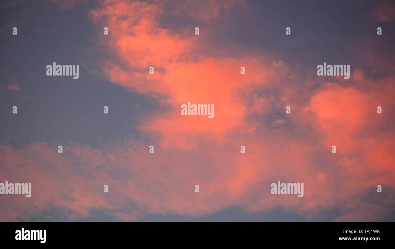 sunset sky at summer Stock Photo - Alamy