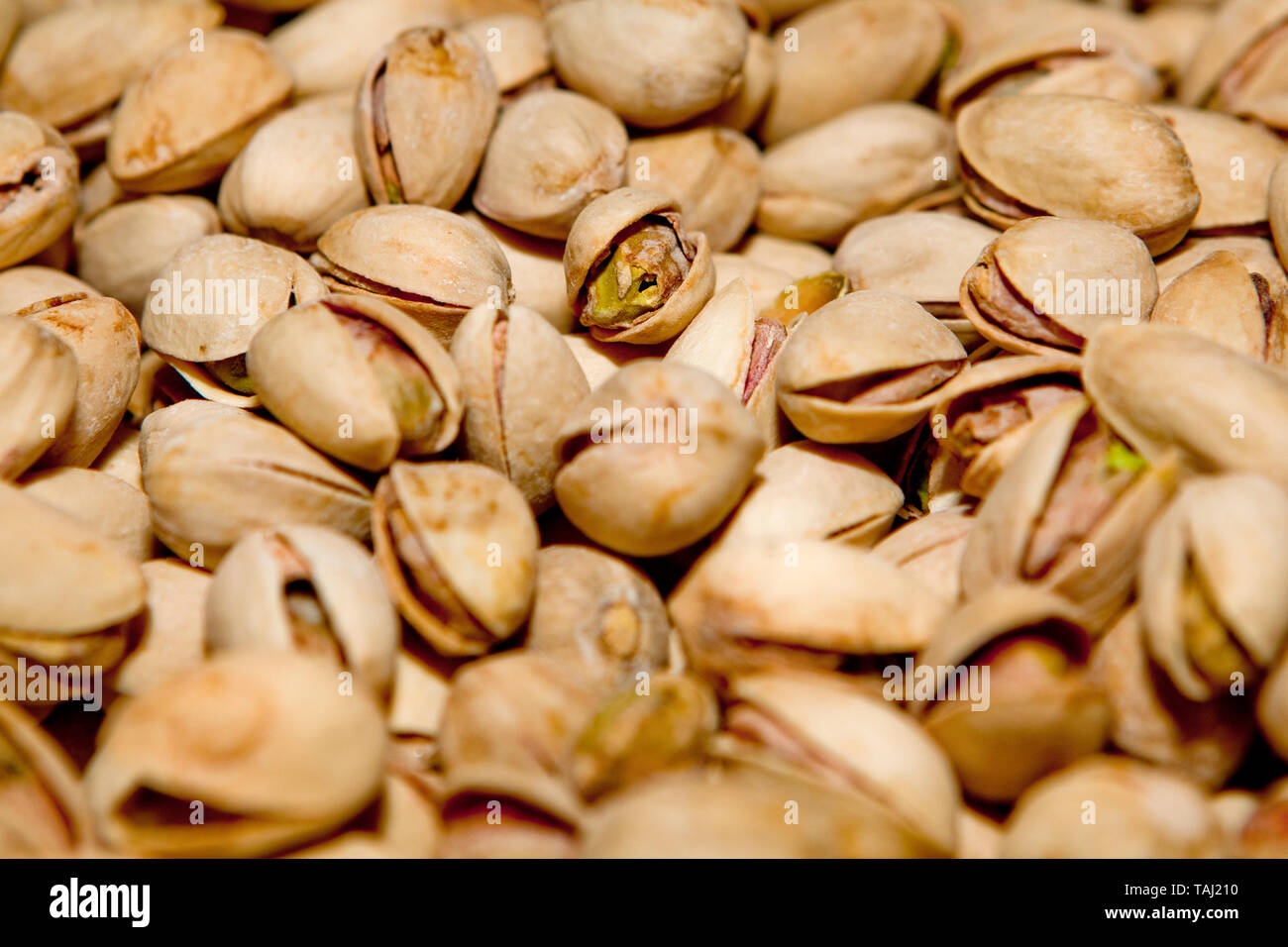 Pistachio texture. Nuts. Green fresh pistachios as texture Stock Photo ...