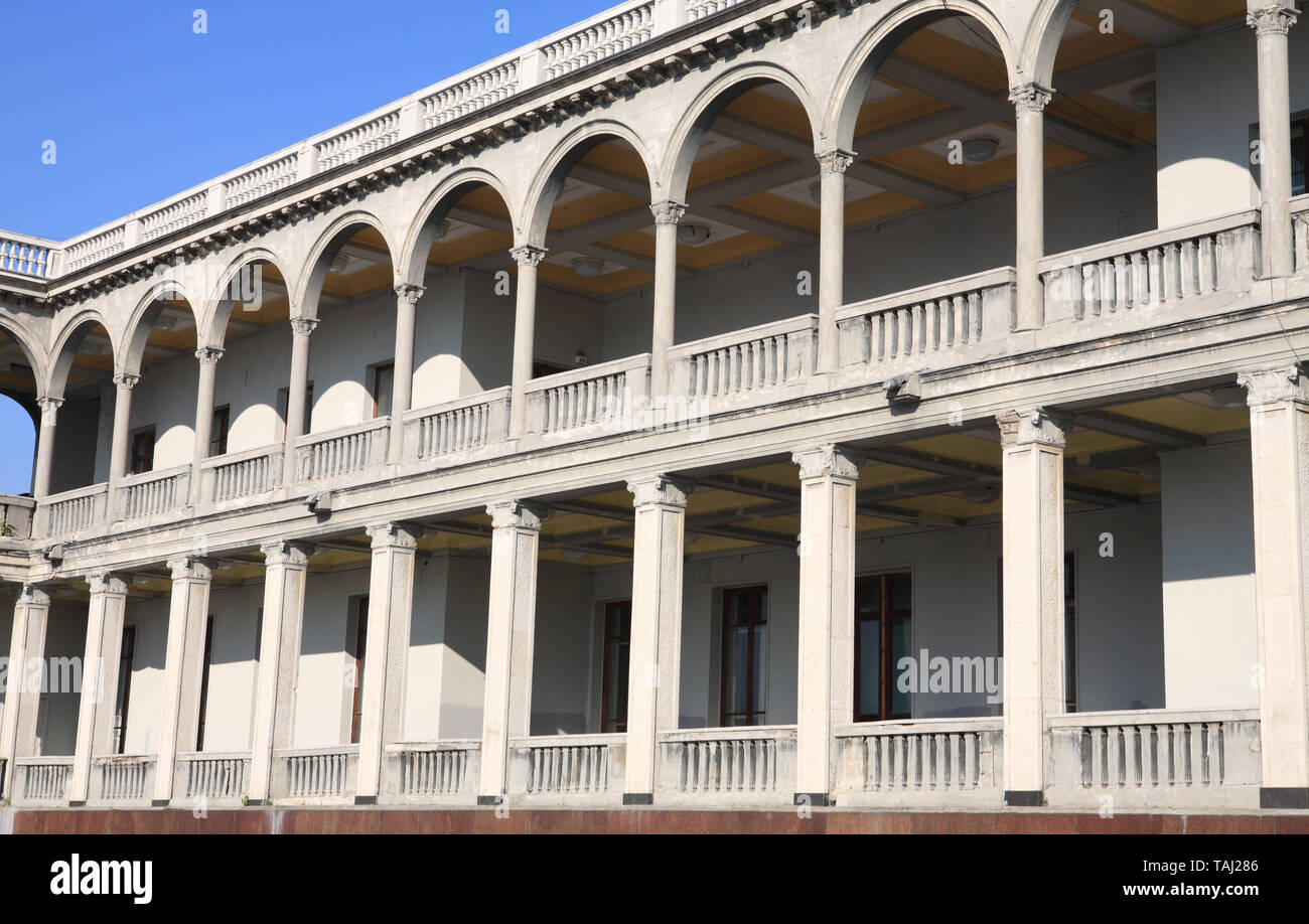 building of river port Stock Photo - Alamy