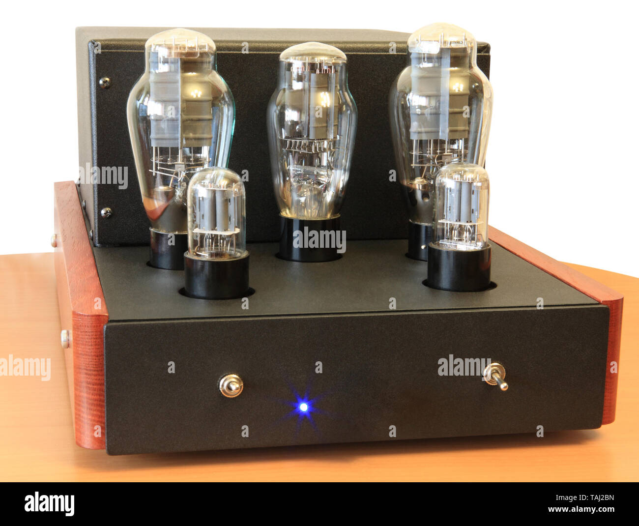 vacuum tube amplifier on 300B triodes Stock Photo - Alamy