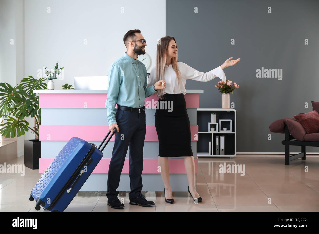 Hostess stand hi-res stock photography and images - Alamy