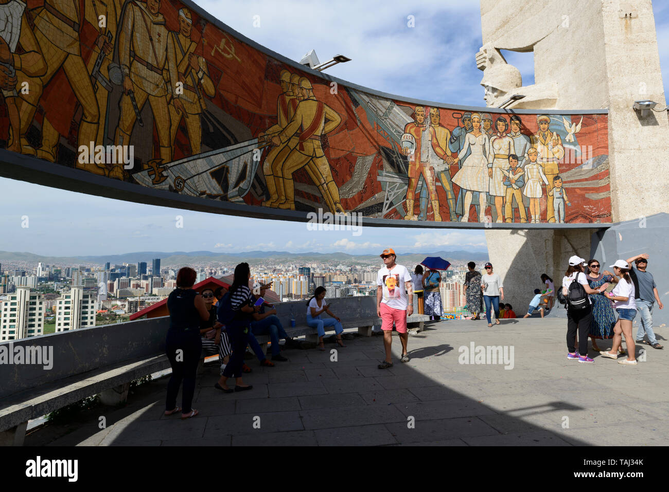The Zaisan Memorial in Ulaanbaatar, Mongolia Stock Photo - Alamy