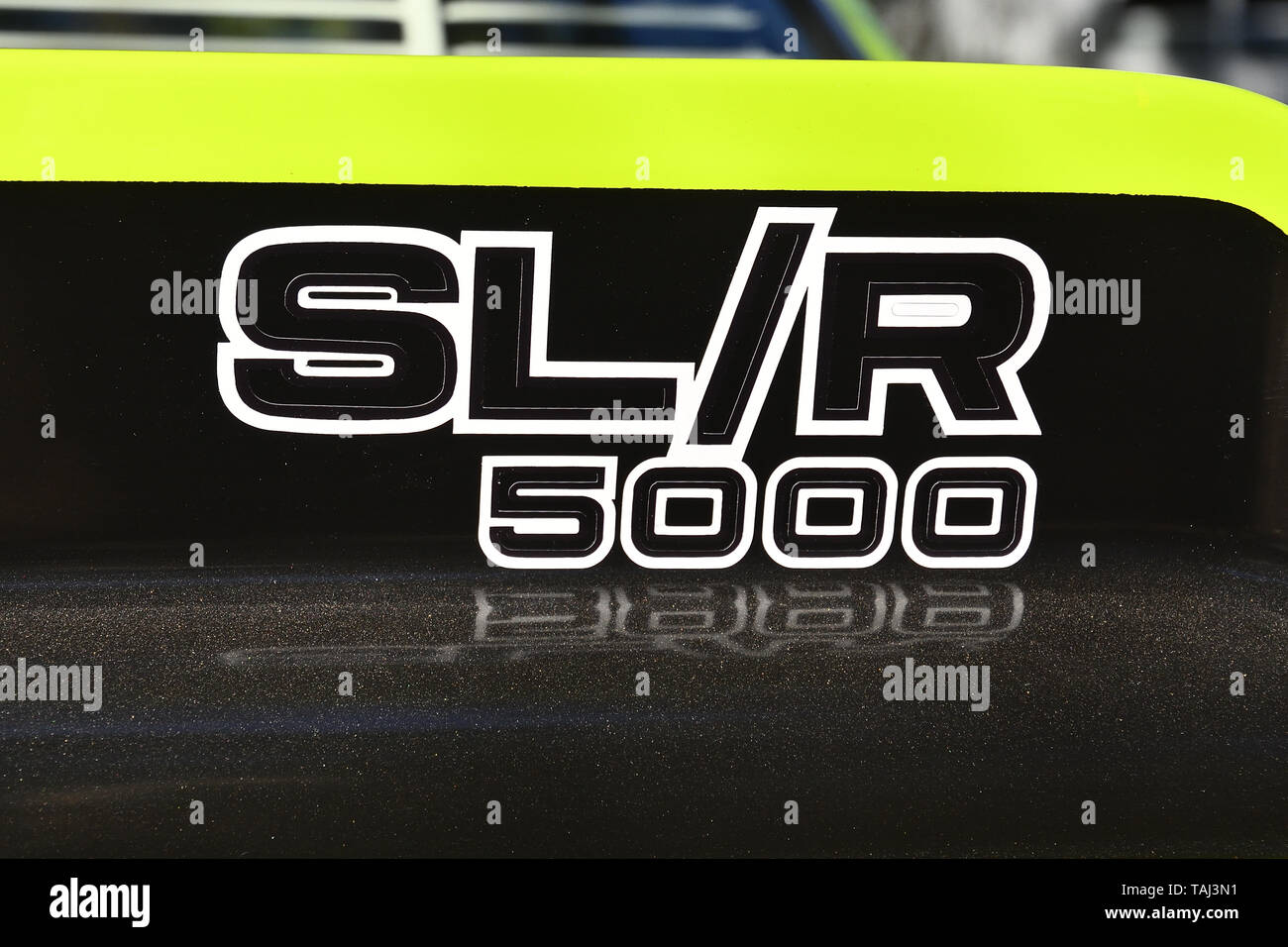 Holden Torana SL/R 5000 rear spoiler name plate Stock Photo - Alamy