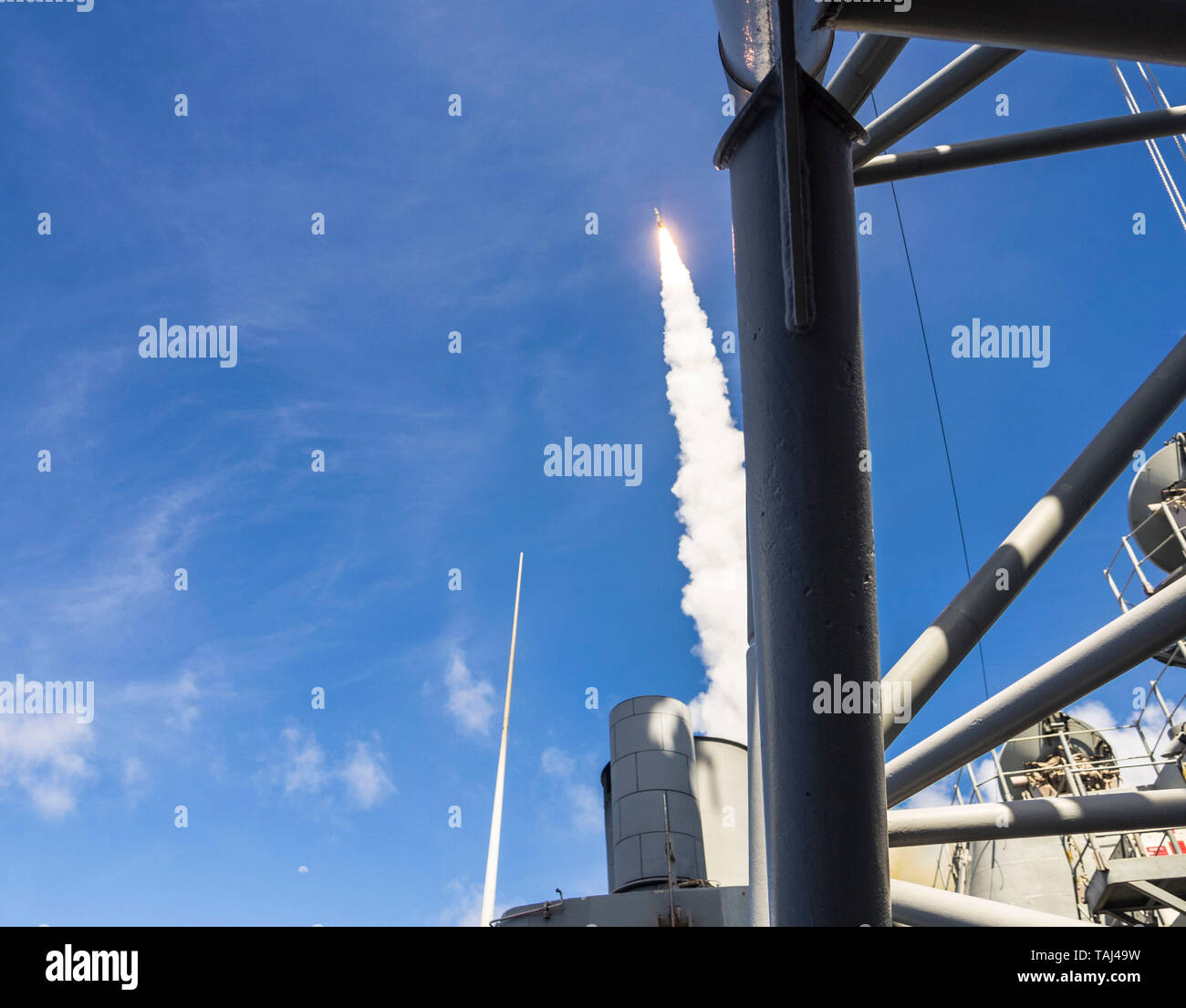 PHILIPPINE SEA (May 25, 2019) – The Ticonderoga-class guided-missile ...
