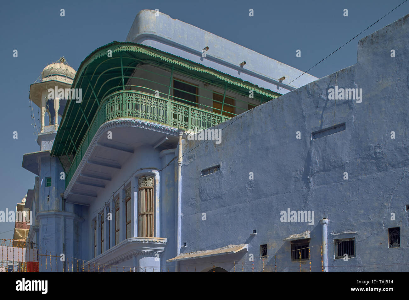 22 Nov 2007 Haveli type old house pushkar rajasthan india Stock Photo ...