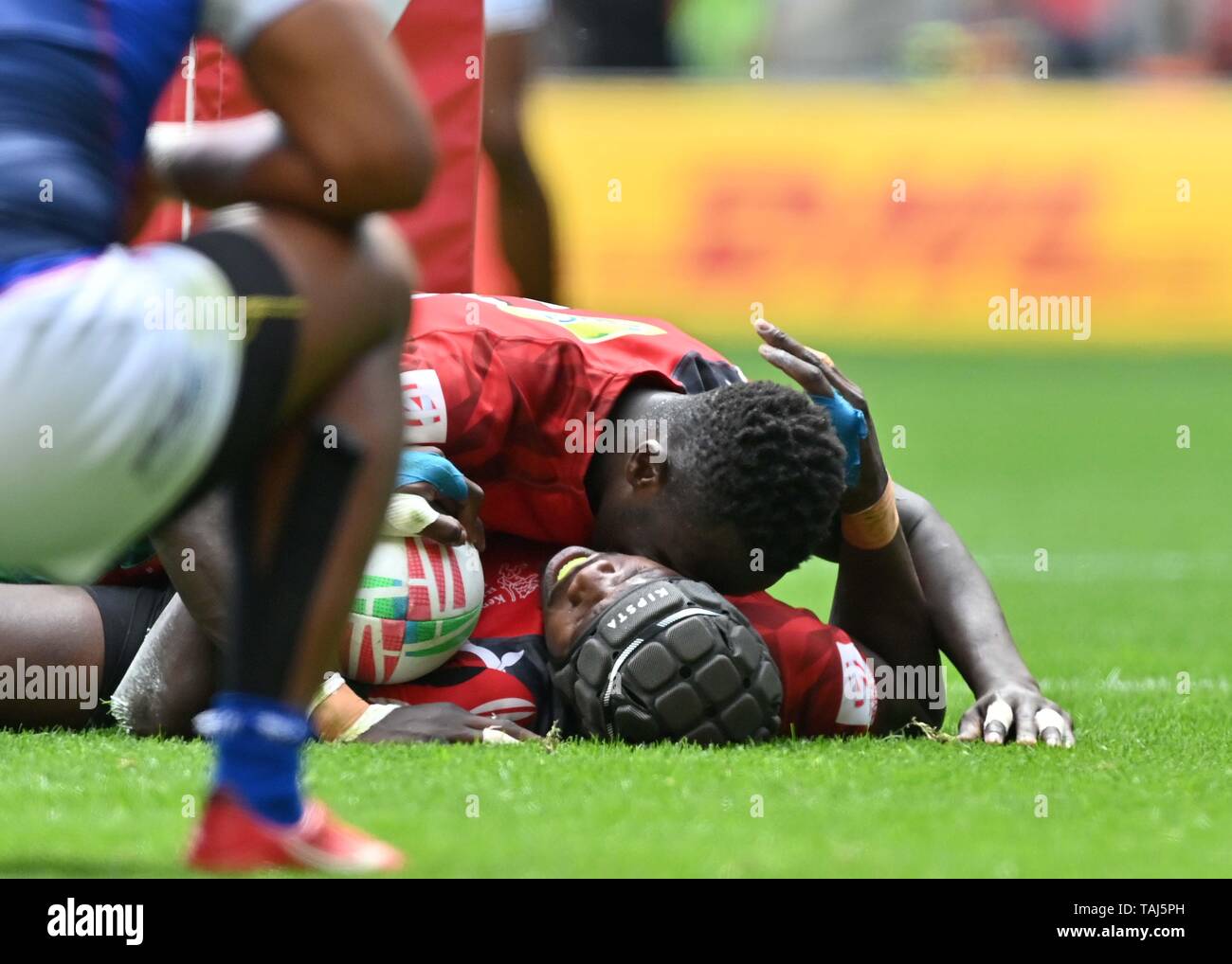 Twickenham. London. UK. 25th May 2019. HSBC world rugby sevens series ...