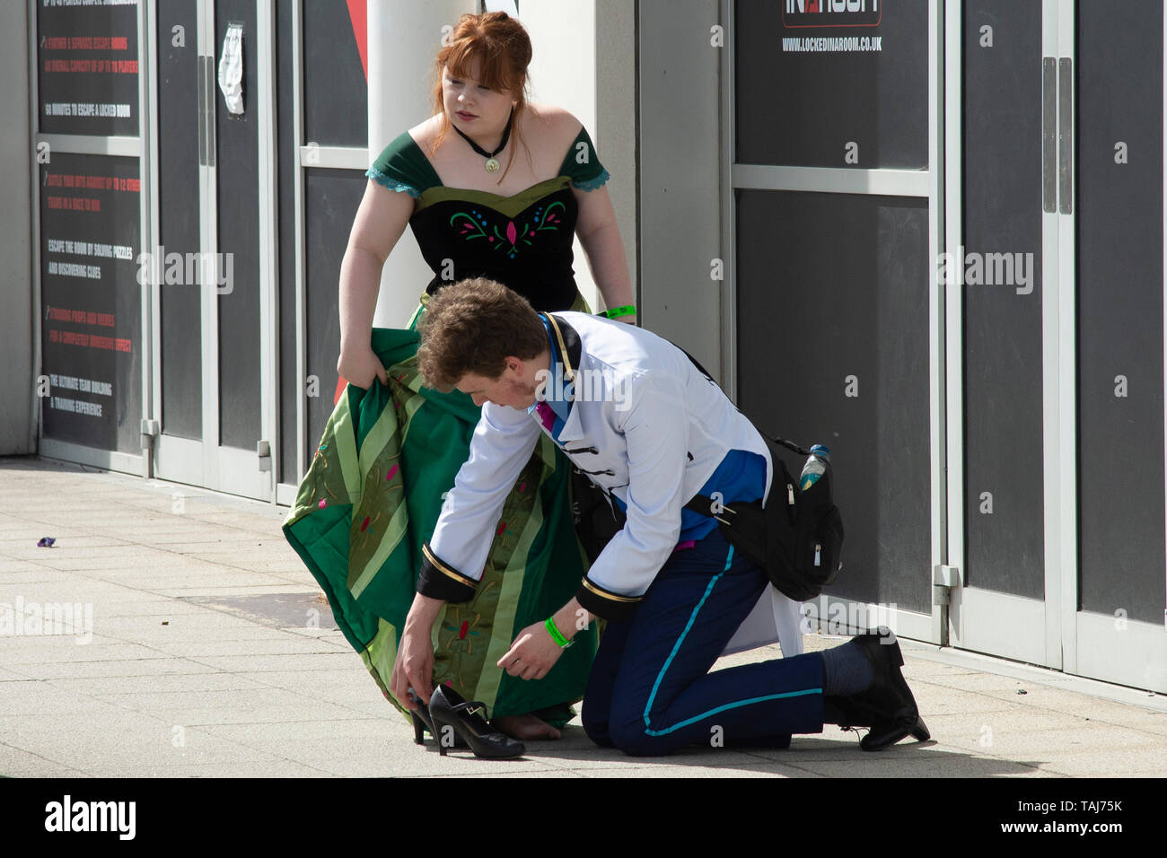 London, UK. 25th May, 2019. Comic Con fans on the second day of MCM ...