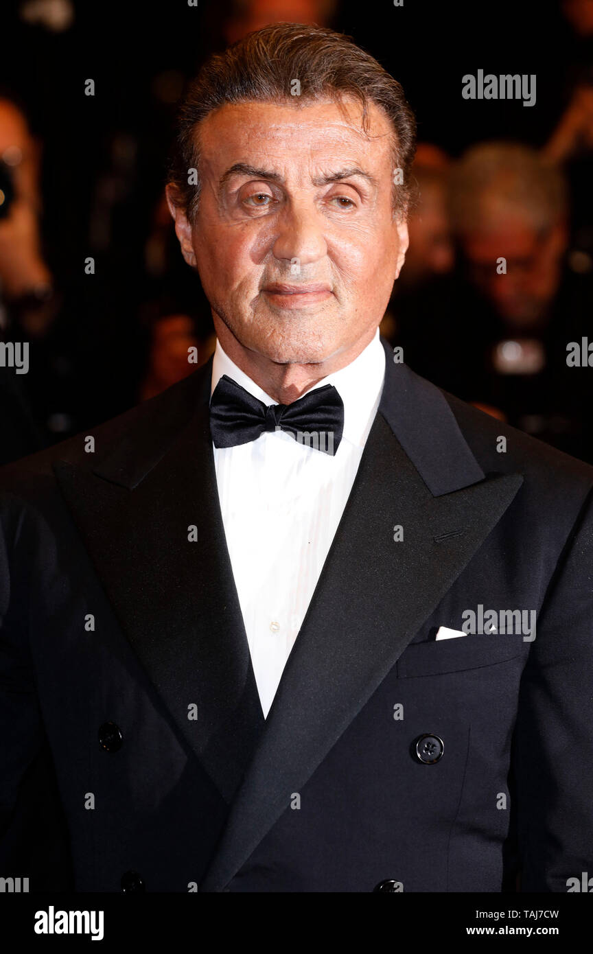 Sylvester Stallone attending the 'Rambo - First Blood' screening during ...