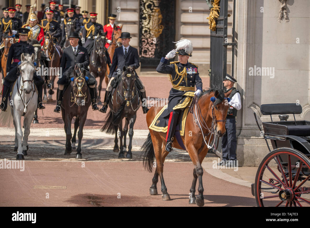 The Mall, London, UK. 25th May 2019. Major General Ben Bathurst CBE ...