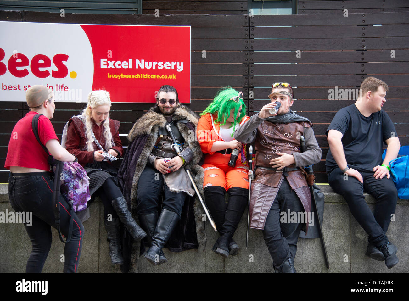 London, UK. 25th May, 2019. Comic Con fans on the second day of MCM ...