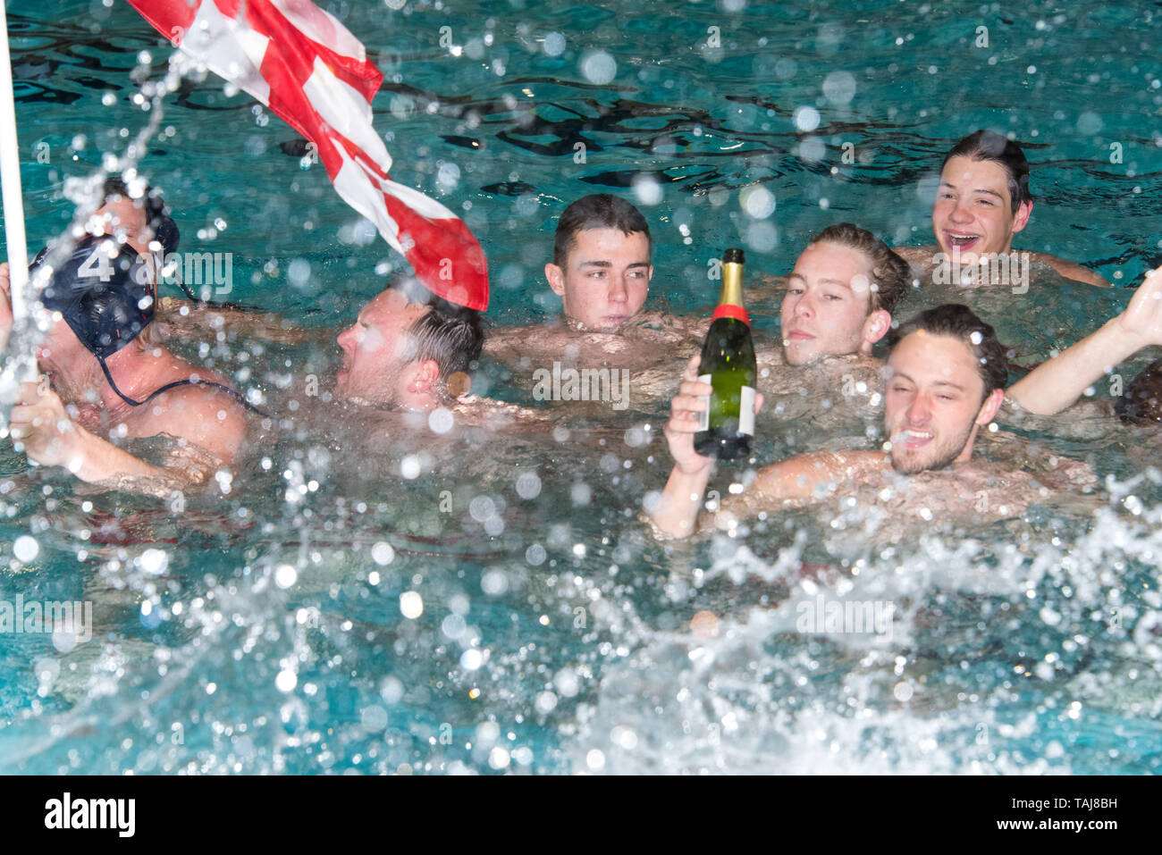 LEIDEN, 25-05-2019, Zwembad De Zijl, UZSC, during the premier league ...
