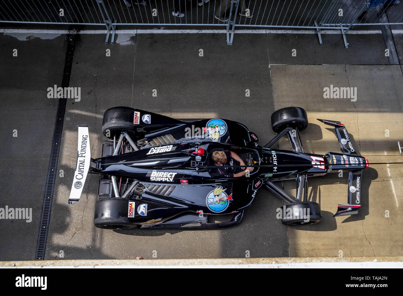 Indianapolis, Indiana, USA. 24th May, 2019. The car of SPENCER PIGOT ...