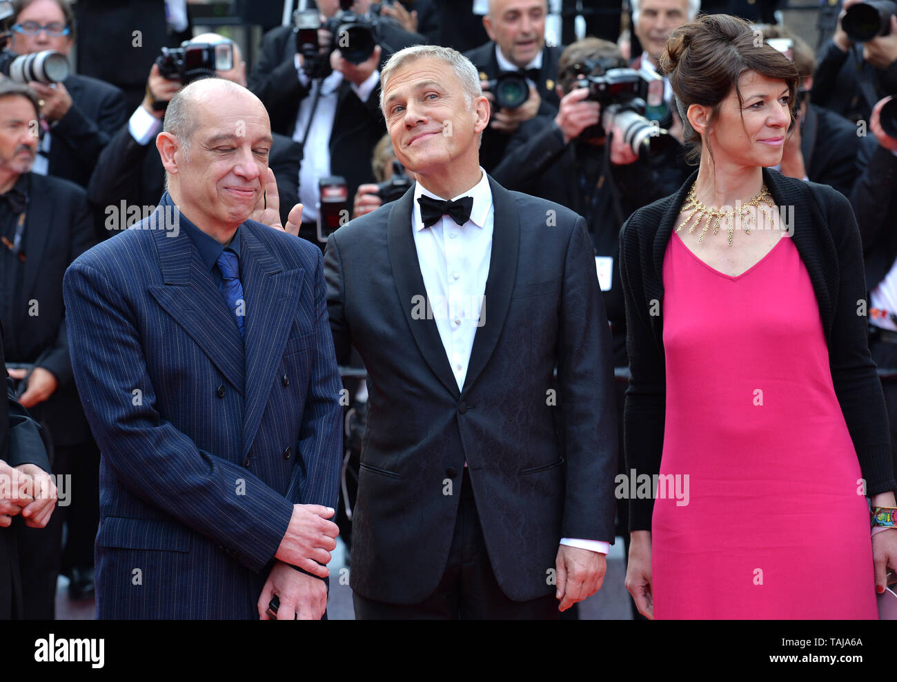 Cannes, France. 24th May, 2019. Bruno Delbonnel (l-r), Christoph Waltz ...